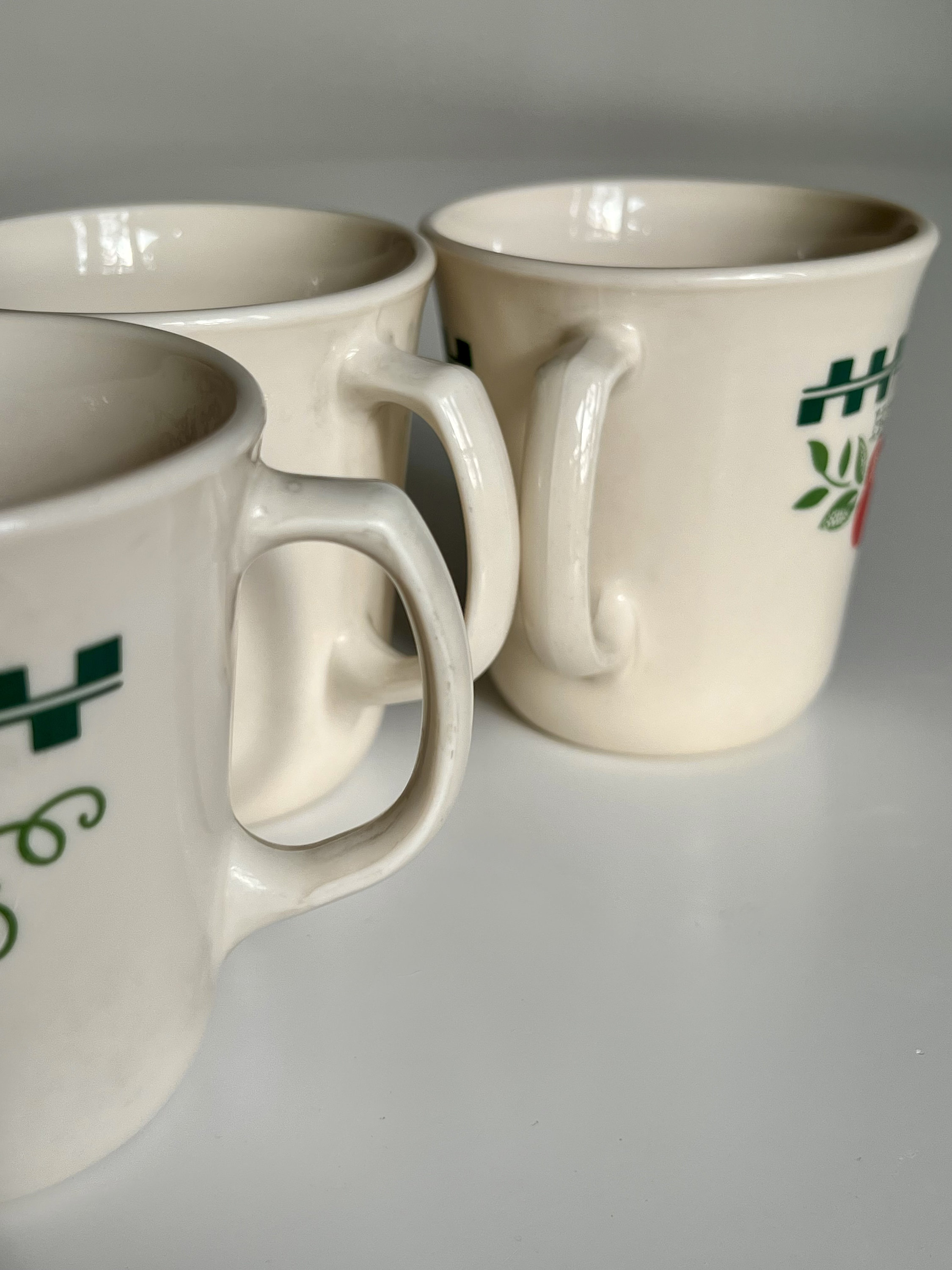 4 Vintage Corning Farm Fresh Mugs Set Coffee/tea Cups Nostalgic ...