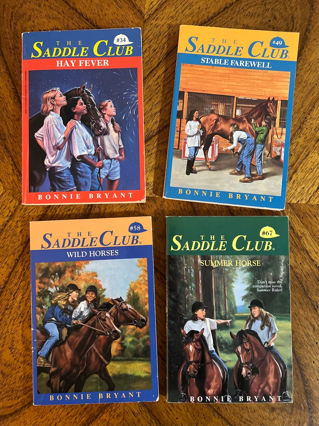 Vintage the Saddle Club Books Bonnie Bryant Bantam Skylark - Etsy