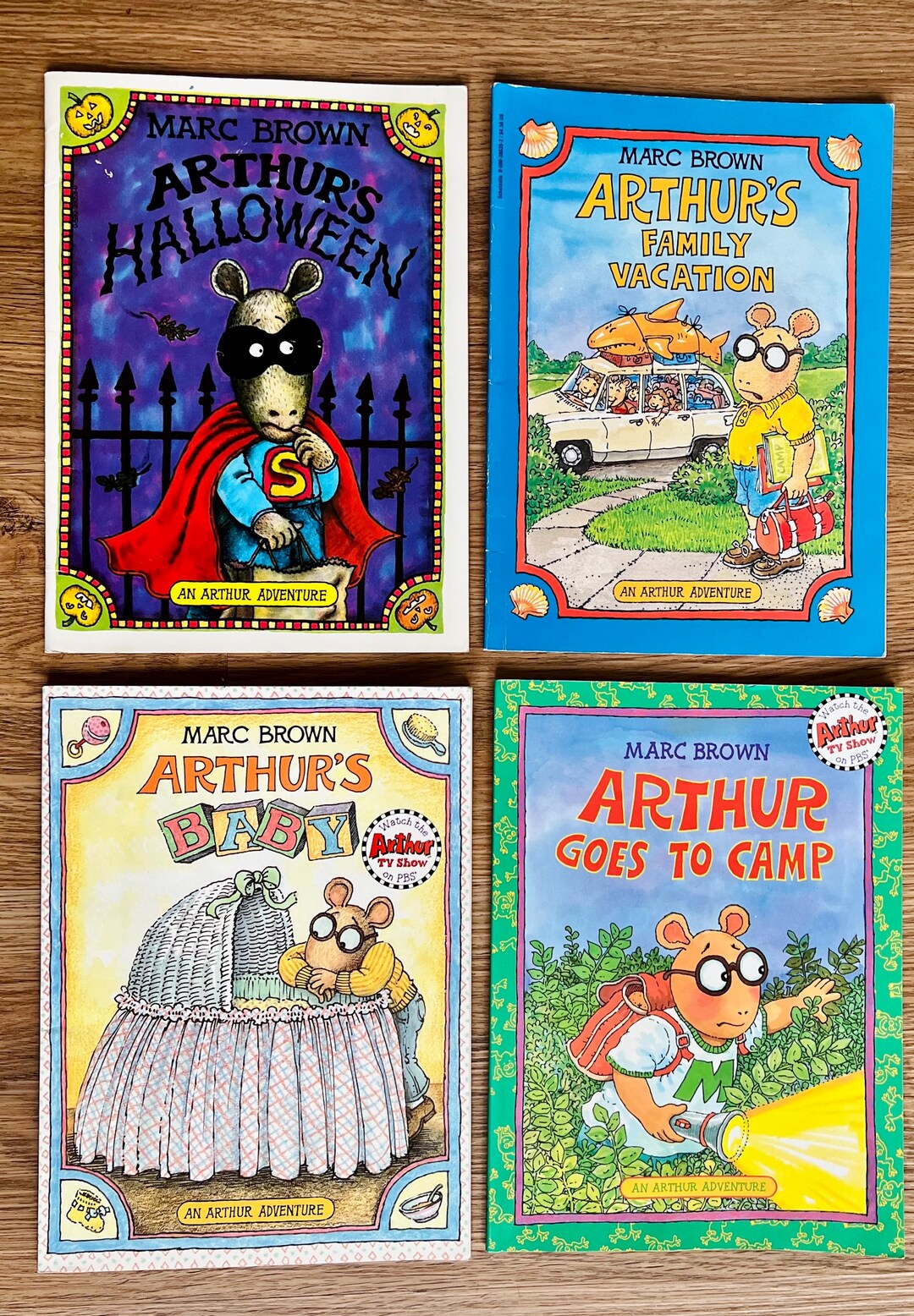 4 Assorted Vintage Arthur Book Set by Marc Brown//vintage Paperback ...