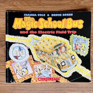 1997 Magic School Bus: Electric Field Trip, Joanna Cole, Vintage ...