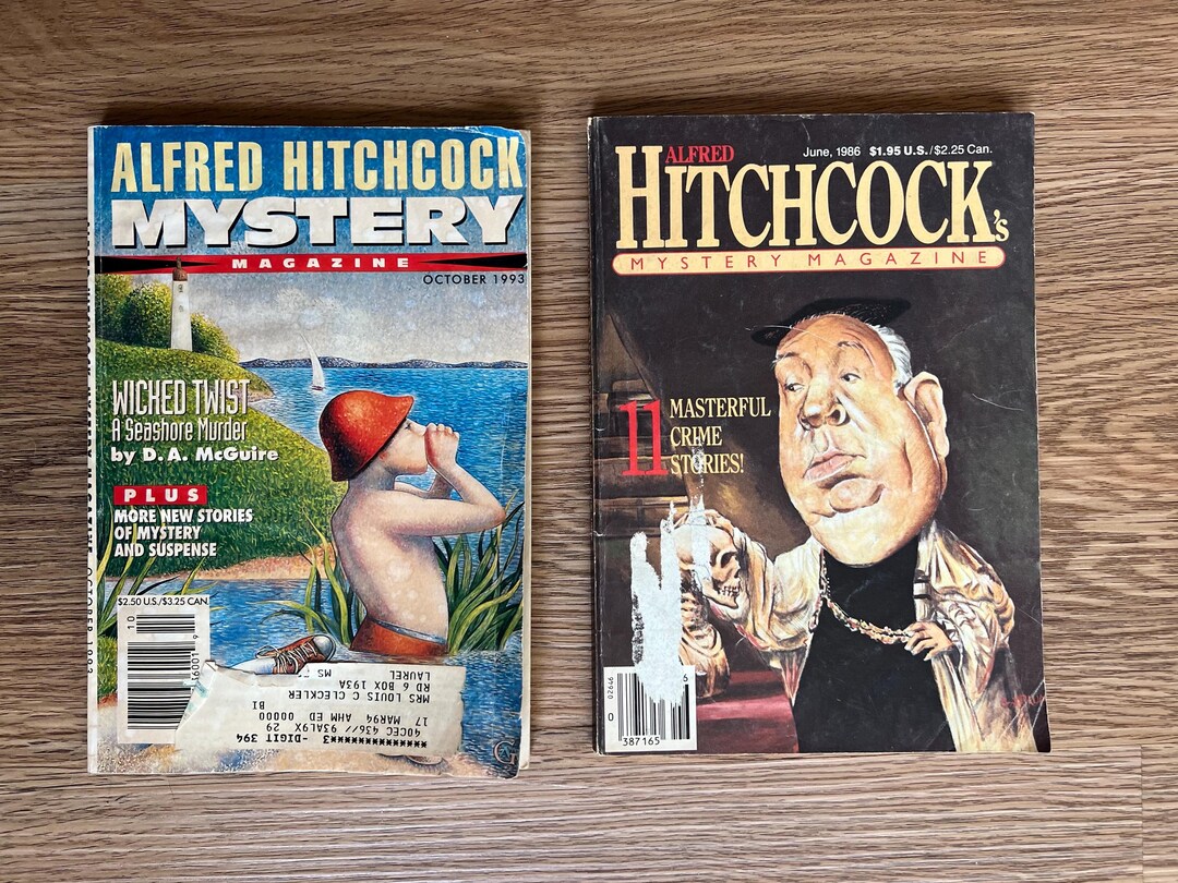 Alfred Hitchcock Mystery Magazine Set//vintage Mystery Suspense Horror ...
