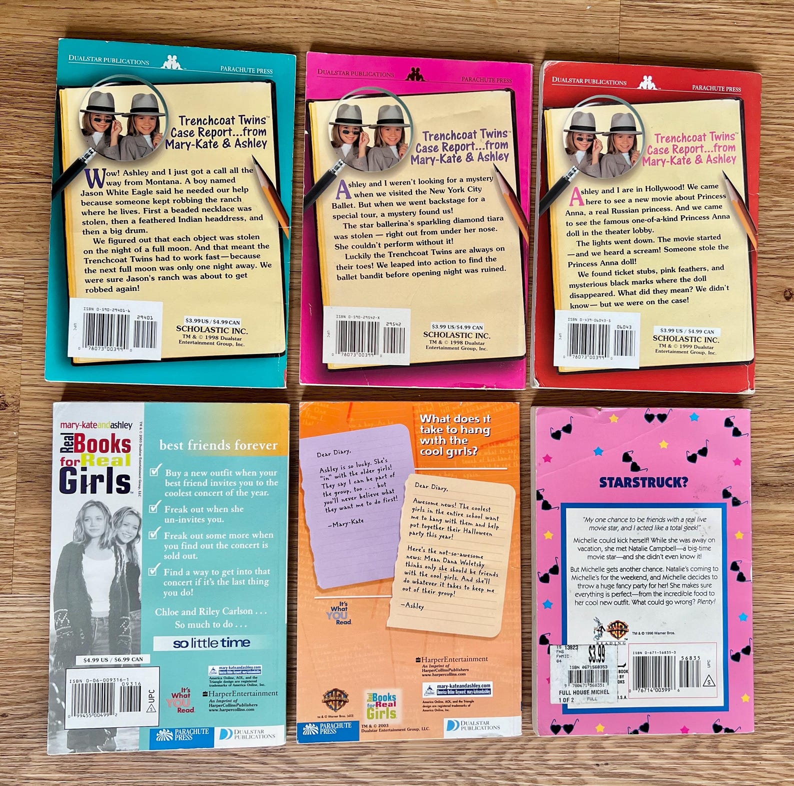 Mary-kate & Ashley Olsen Books//assorted Vintage Olsen Twins Novels ...
