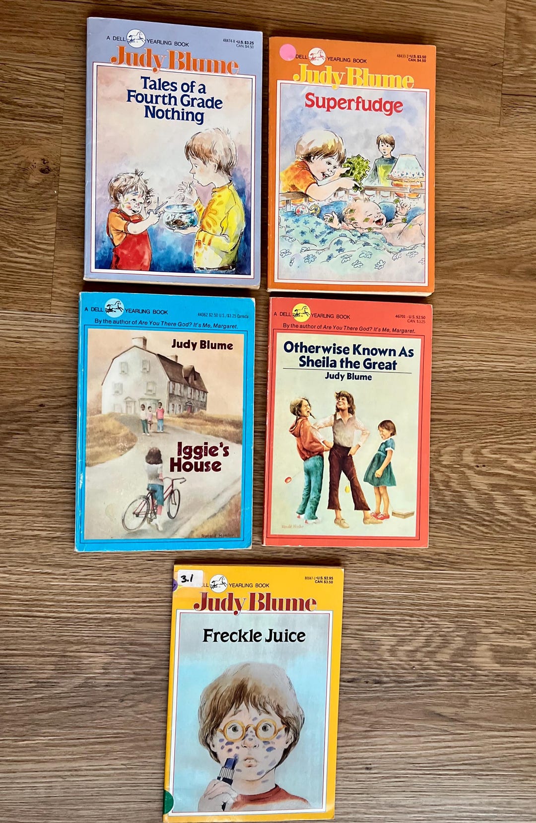5 Assorted Judy Blume Novel Set: Fourth Grade Nothing, Superfudge ...