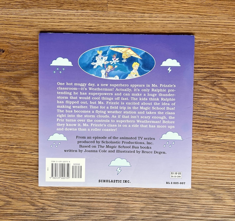 The Magic School Bus: Kicks up A Storm by Joanna Cole//vintage ...