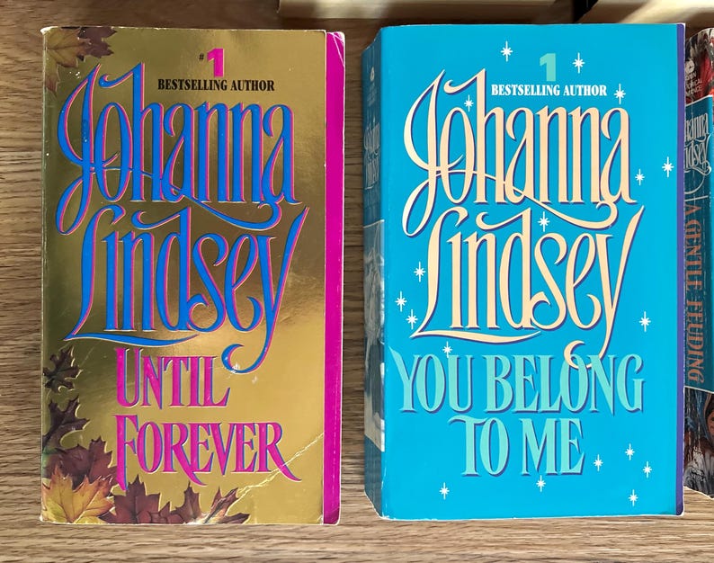 Vintage Johanna Lindsey Romance Novels - 1980s/90s Avon Paperbacks ...