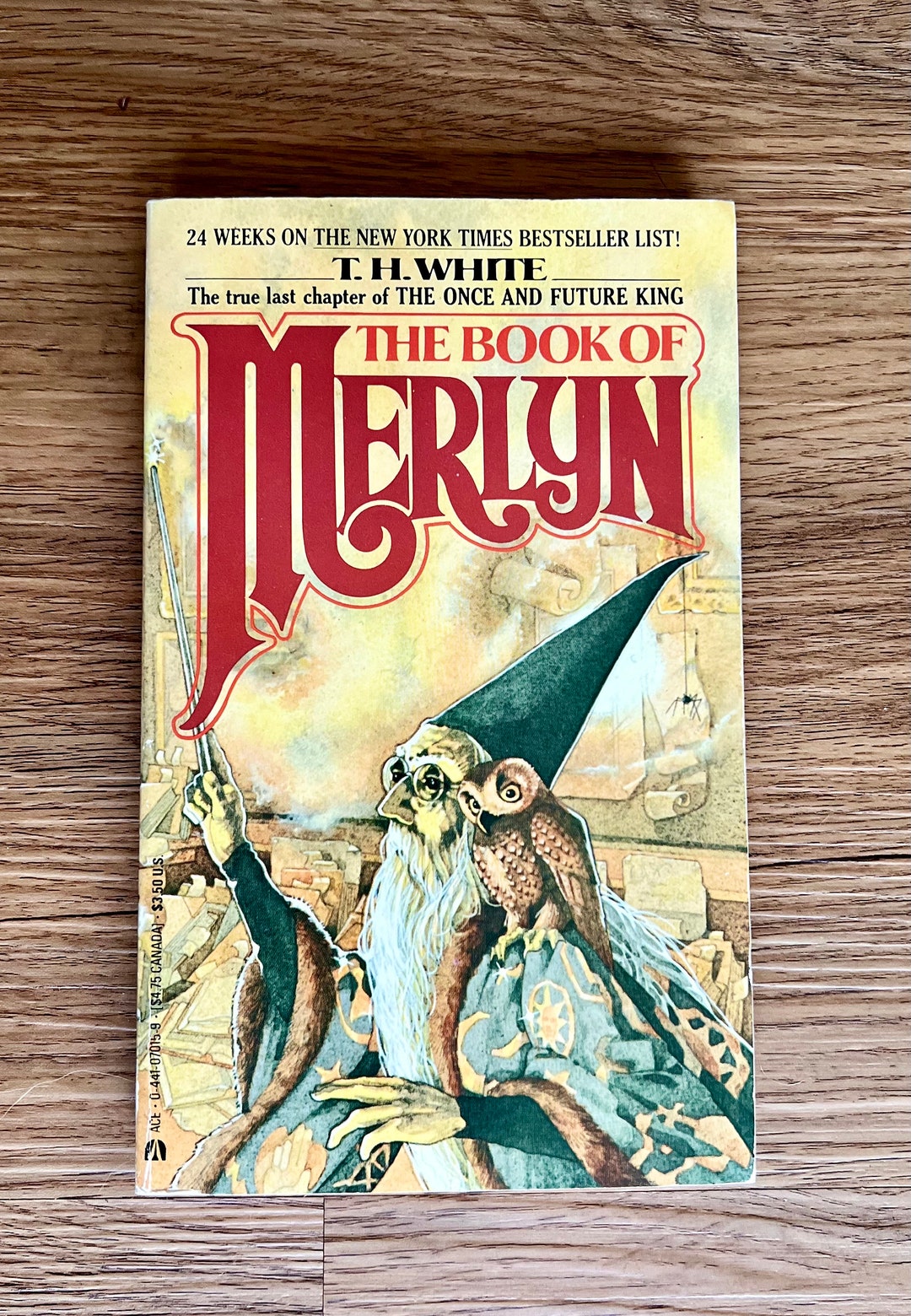 The Book of Merlyn: T.H. White, 1987 Vintage Paperback - Etsy