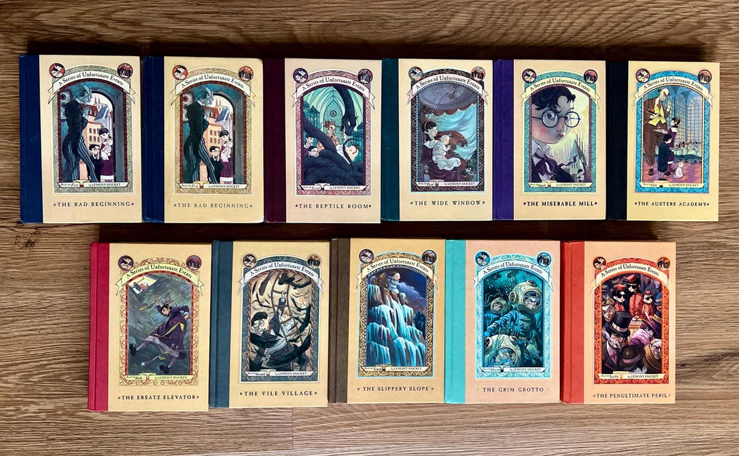 First Edition: A Series of Unfortunate Events Hardcover Novels, Sold ...