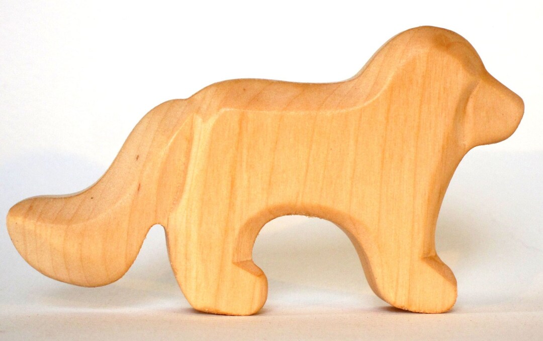 Wooden Dog, Animals of the Farm, Wooden Waldorf Toy - Etsy