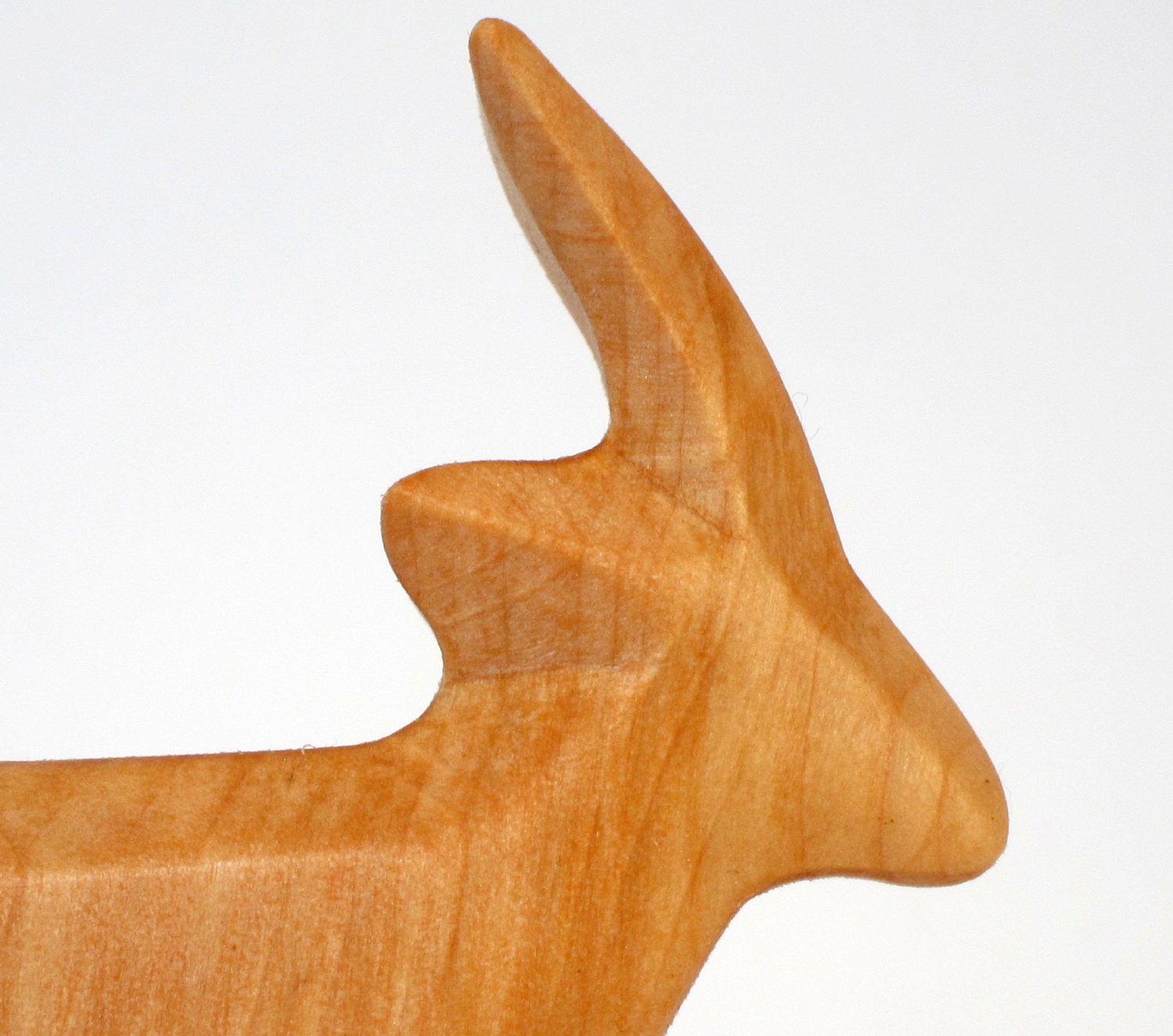 Goat Wooden Animal Carved Farm Animal Waldorf Toy - Etsy