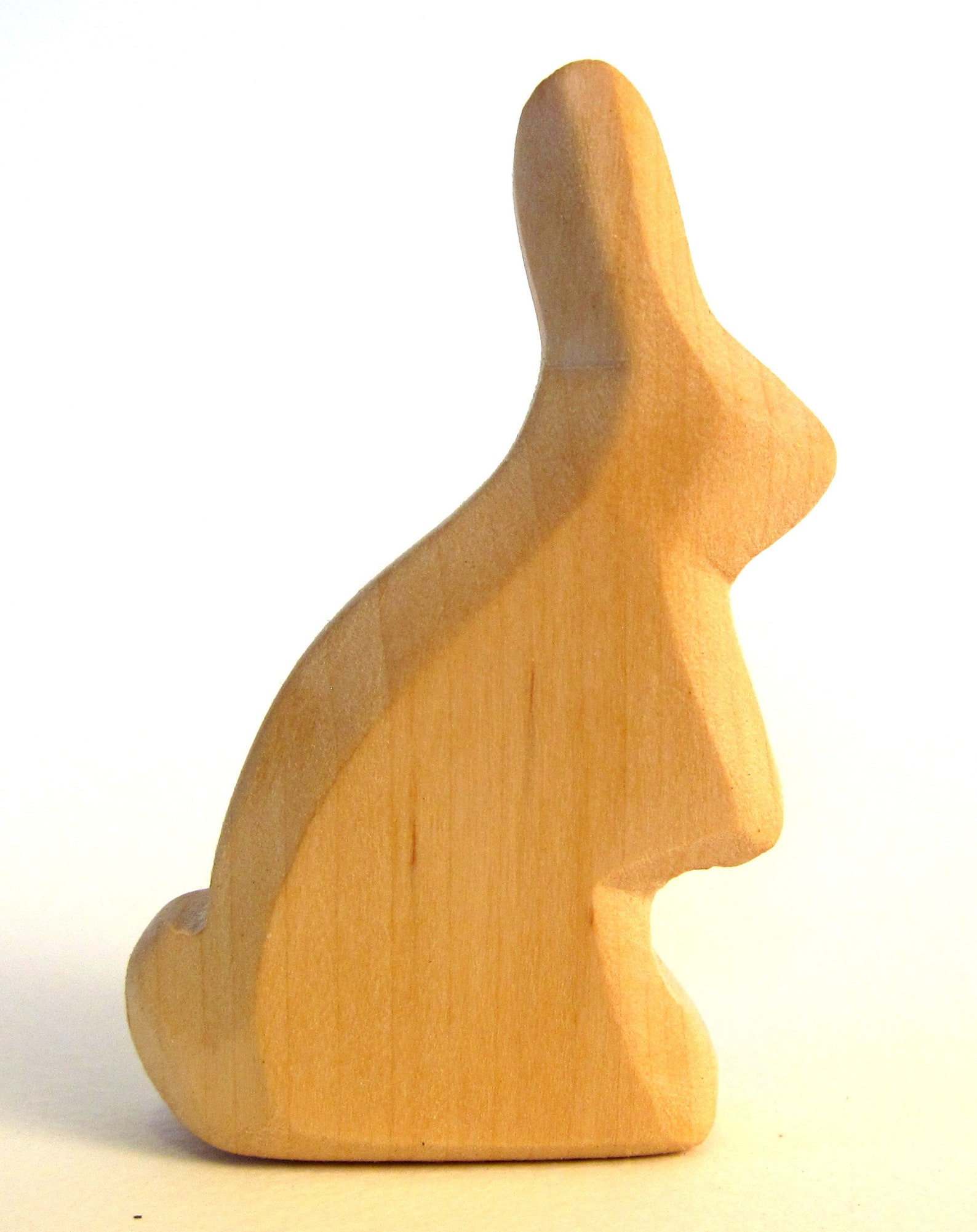 Waldorf Toys Bunny Rabbit Wooden Animals Wooden Rabbit - Etsy