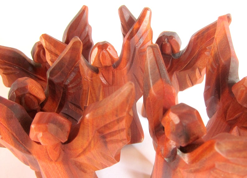 Angel Carved From Plumwood - Etsy