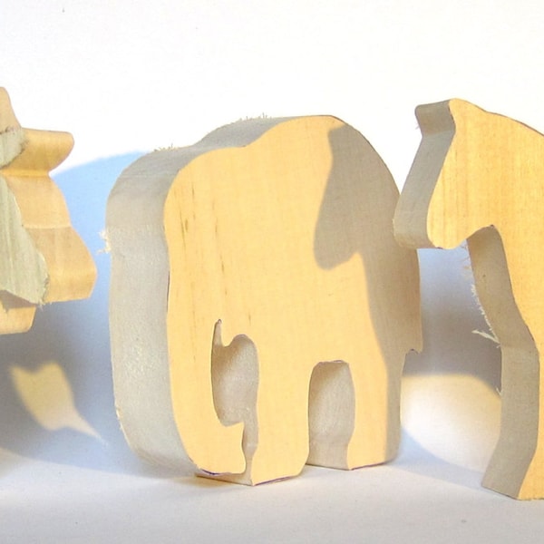 Wood Animal Cutouts - Etsy
