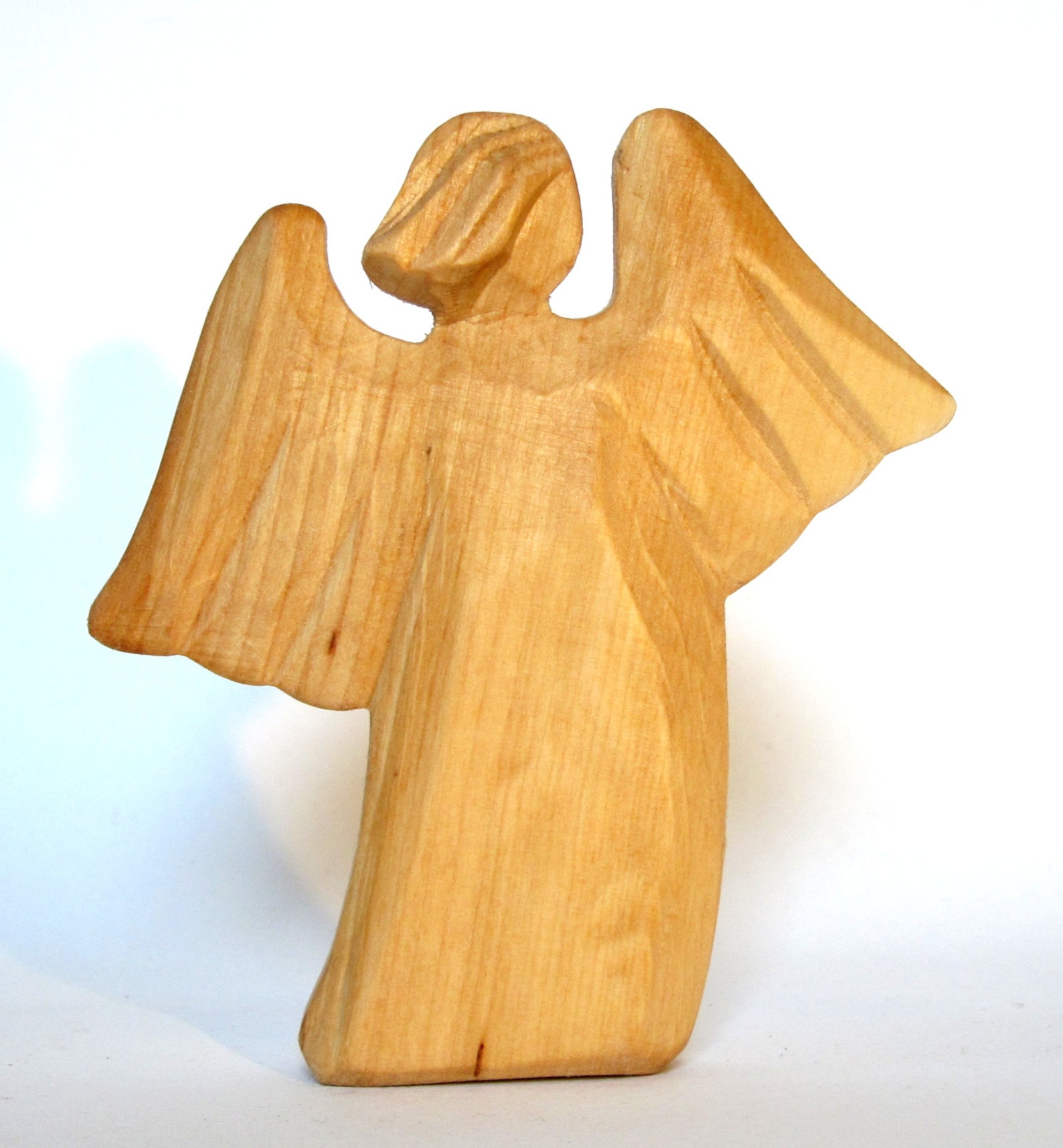 Geschnitzter Engel, Engel aus Holz, Erzengel Gabriel, Schutzengel - Etsy.de