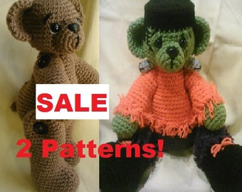 PATTERN Mocha the Posable Bear PDF Crochet Pattern ENGLISH | Etsy