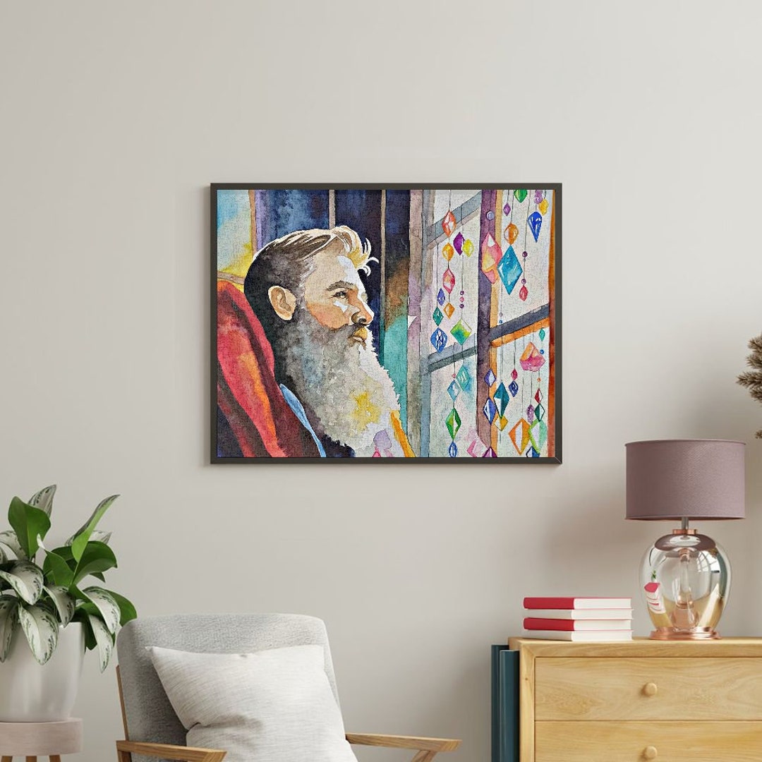 Paint by Number of Original Art chris's Colorful View by Jessica Gammon ...