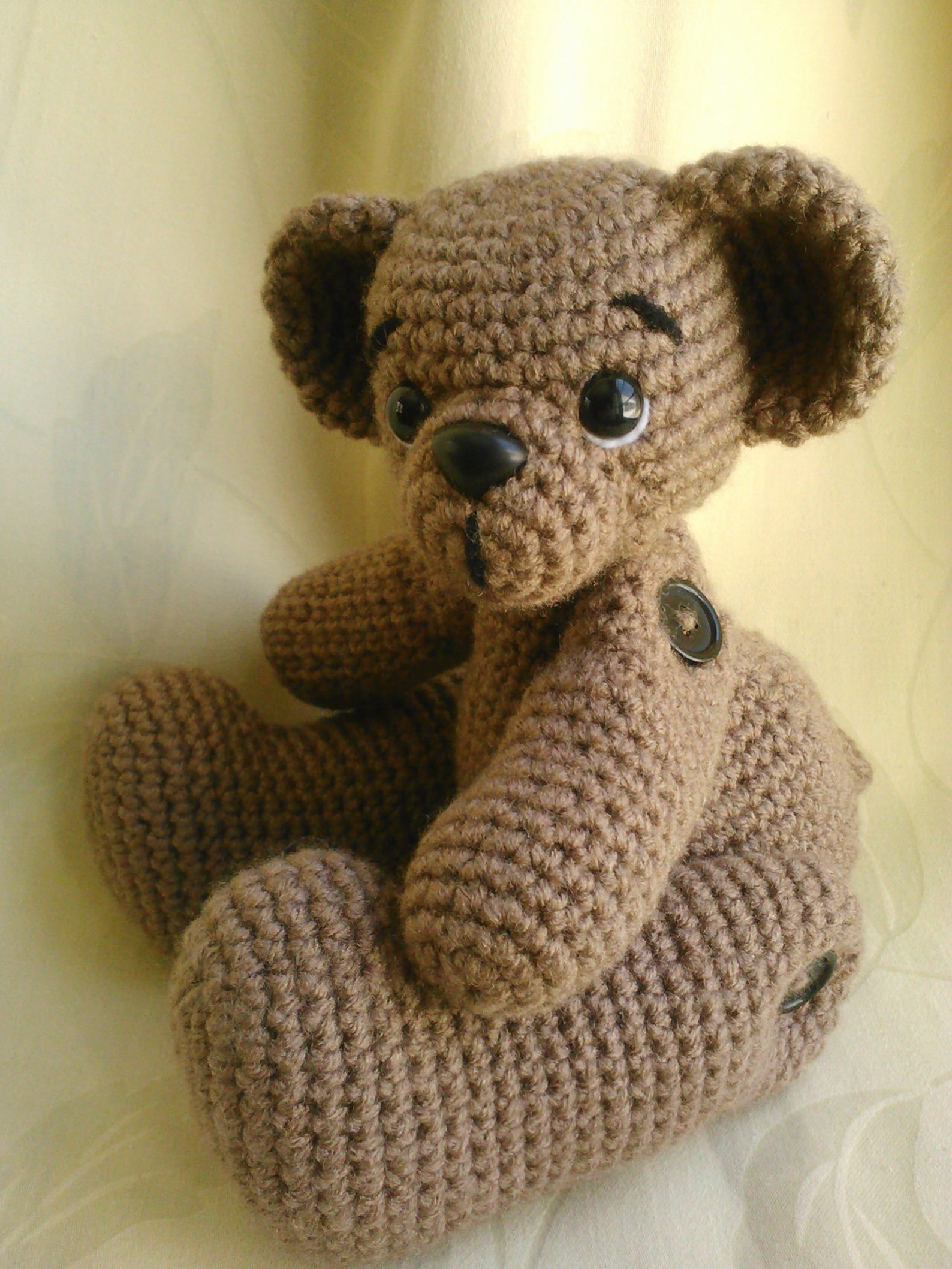 Mocha the Posable Bear PDF Pattern ENGLISH - Etsy