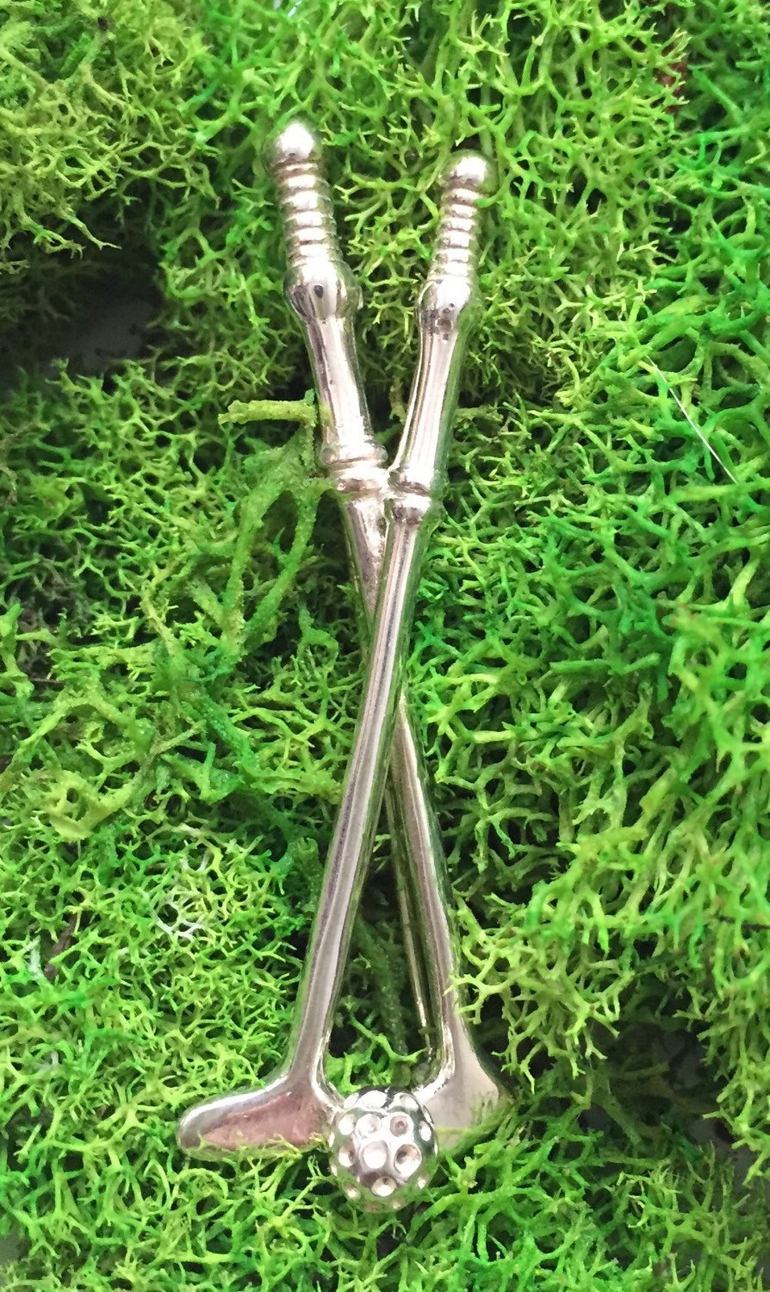 Sterling Silver Golf Clubs and Ball Mex 925 TM 80 Pin - Etsy