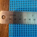 7 Mesh Florescent Blue Plastic Canvas Sheet, 10.5 X 13.5 Plastic Canvas ...