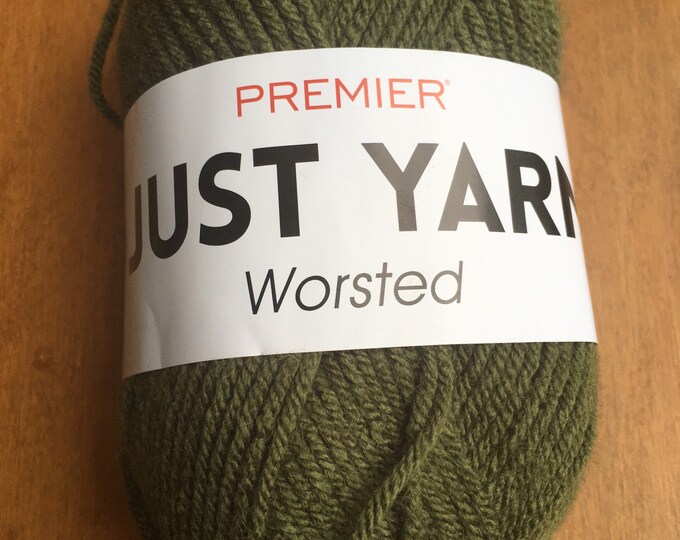 Premier Just Yarn Worsted, Leaf Green Color 1116-71, for Plastic Canvas ...