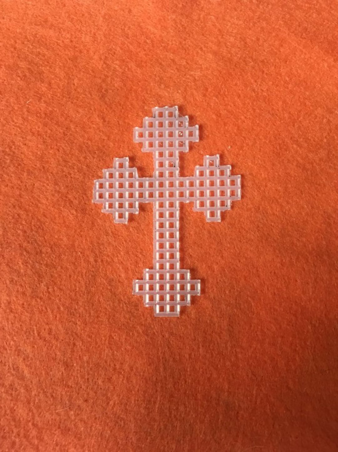 Precut Plastic Canvas Cross Cutout, Precut Cross Shape Plastic Canvas ...