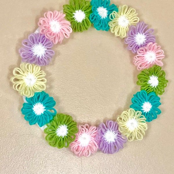 Spring Yarn Wreath - Etsy