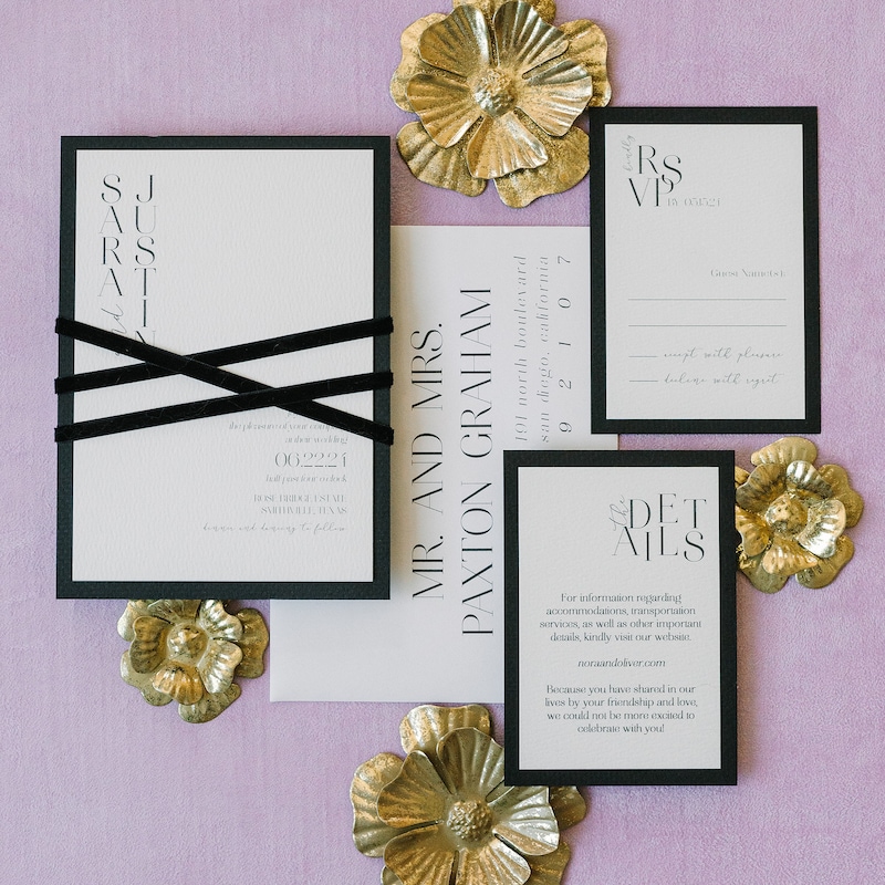 Layered Invitations - Etsy