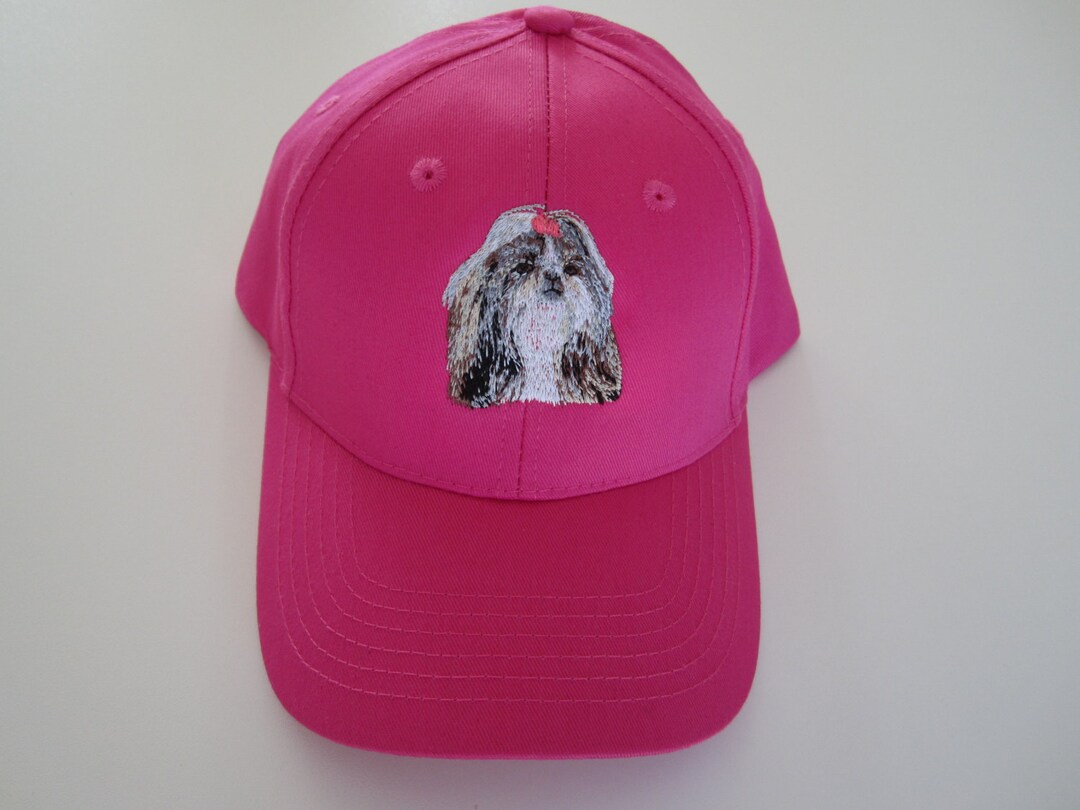 Shih Tzu Embroidered Cap - Etsy