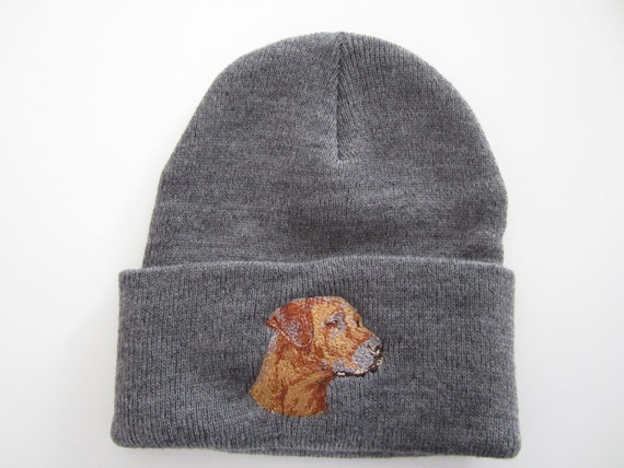 Rhodesian Ridgeback Embroidered Beanie - Etsy