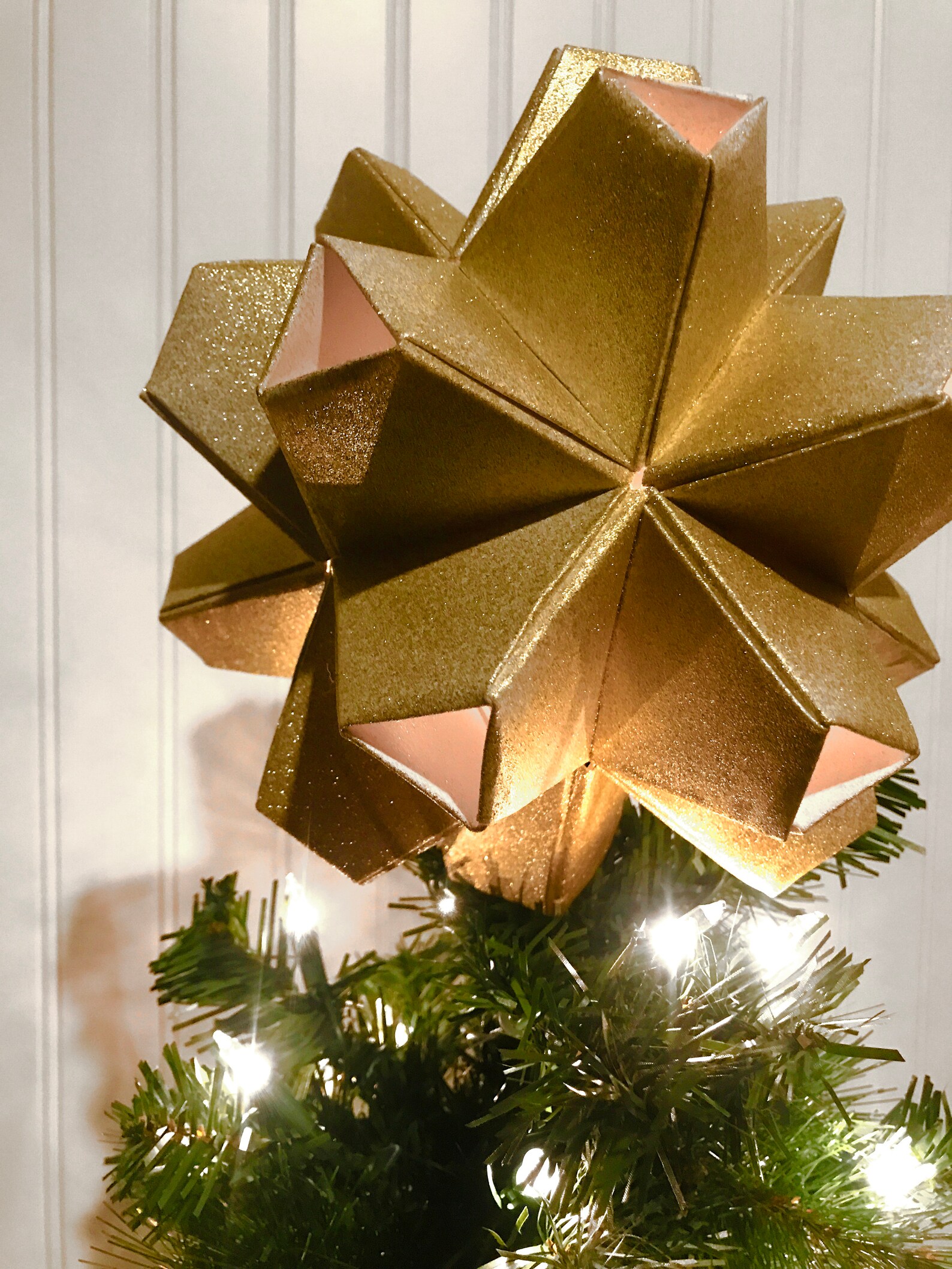 Origami Star Tree Topper - Etsy