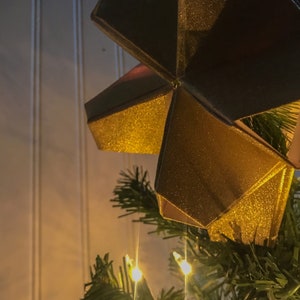 Origami Star Tree Topper - Etsy
