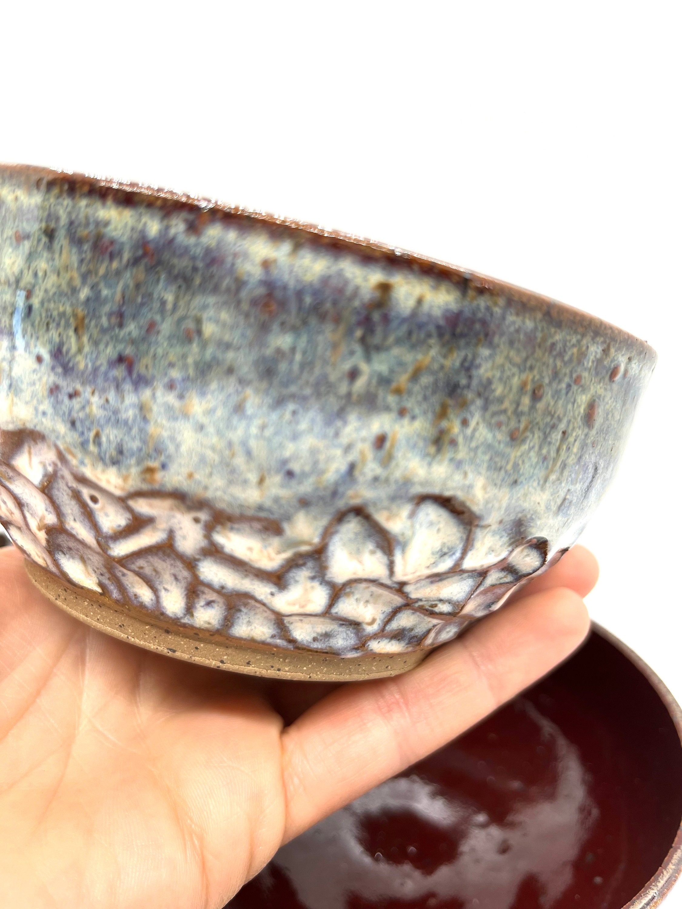 Textured Ceramic Bowl - Etsy