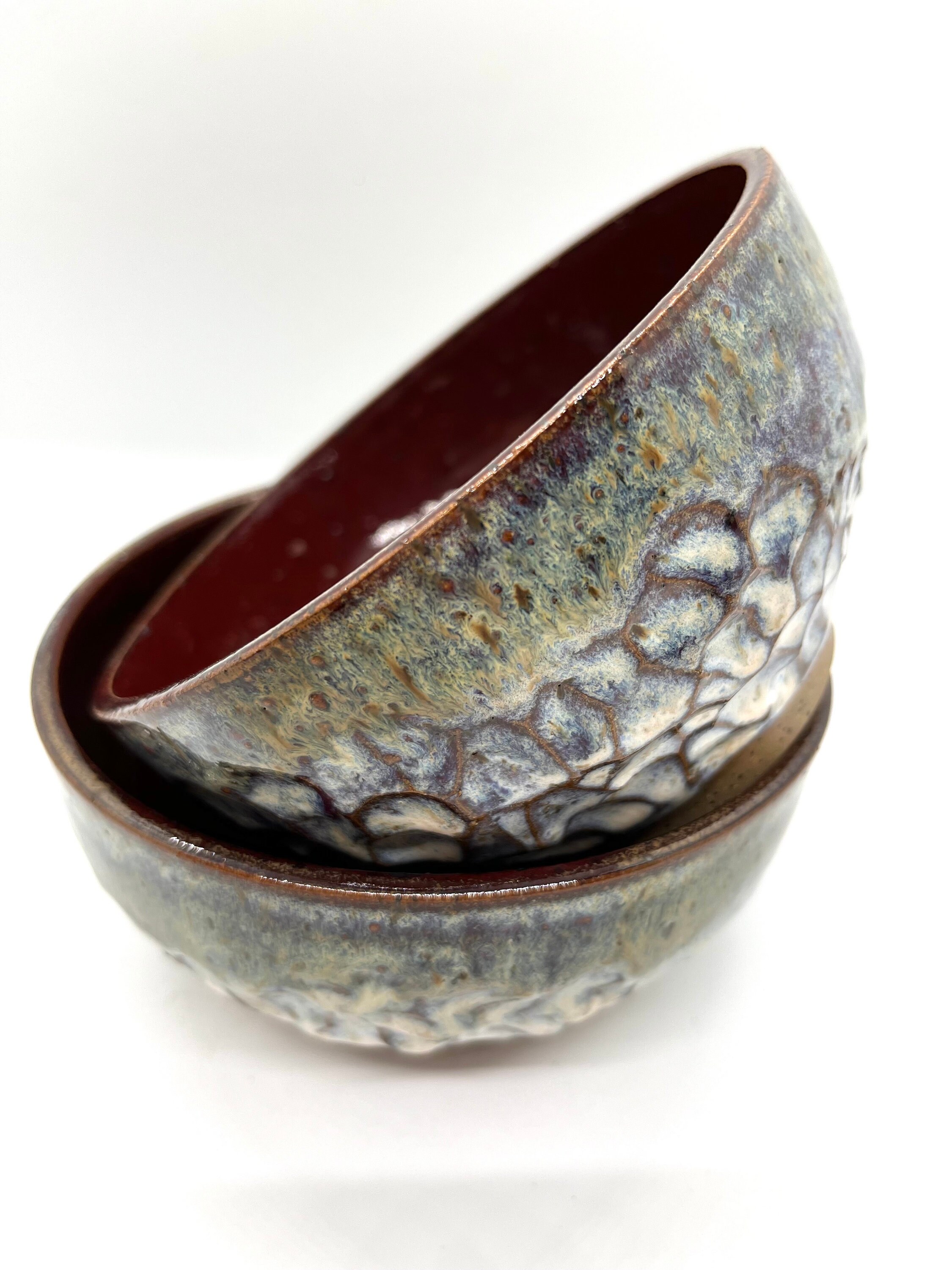 Textured Ceramic Bowl - Etsy