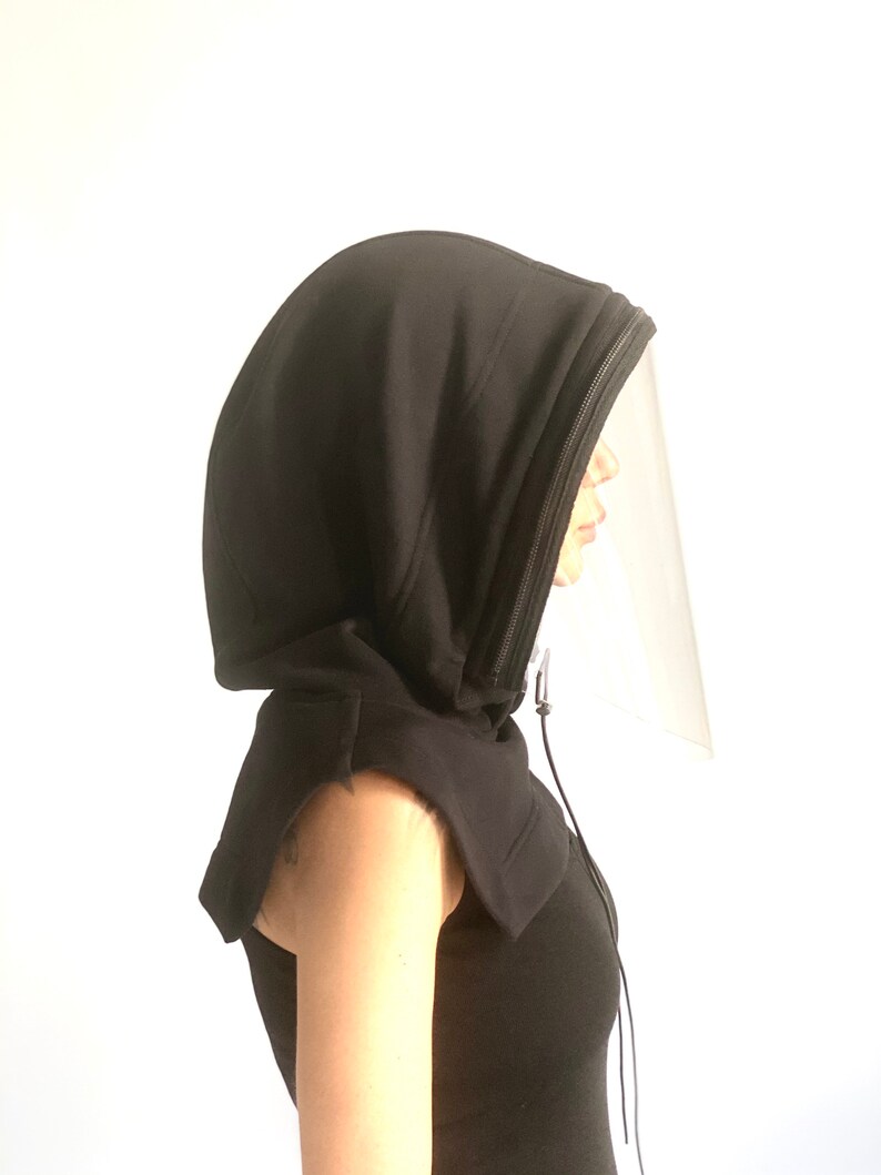 Hooded Face Shield Reusable Anti Fog Shield Mask Face Mask - Etsy