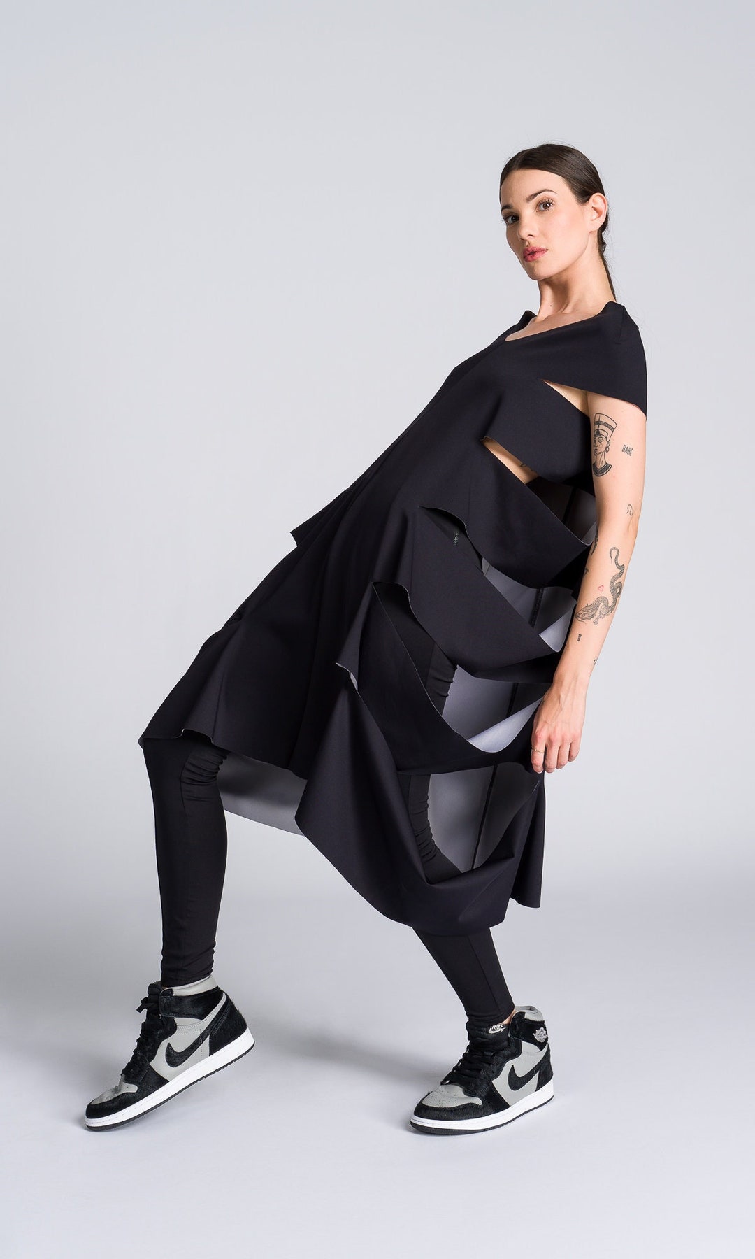 Sleeveless Tunic With Side Cutouts A92300 - Etsy