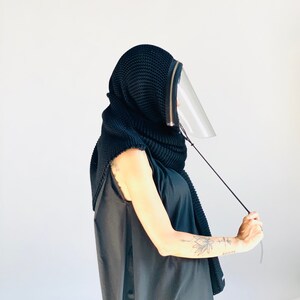 Face Shiled Covering Reusable Face Mask Warm Extra Long Shawl / All ...