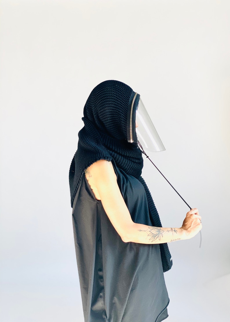 Face Shiled Covering Reusable Face Mask Warm Extra Long Shawl | Etsy