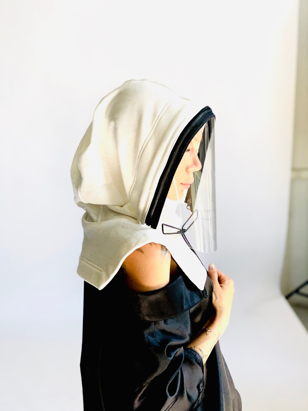 Shield Mask,face Shield Reusable, Hooded Face Shield, Face Mask Adults ...