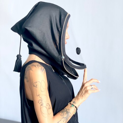 Fully Closed Hooded Face Shield Hooded Face Shield Anti Fog - Etsy ...