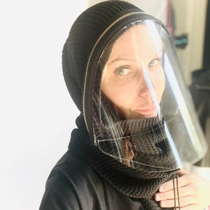 Face Shiled Covering Reusable Face Mask Warm Extra Long Shawl / All ...