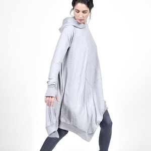 Extravagant Extra Long Maxi Hoodie A90470 - Etsy