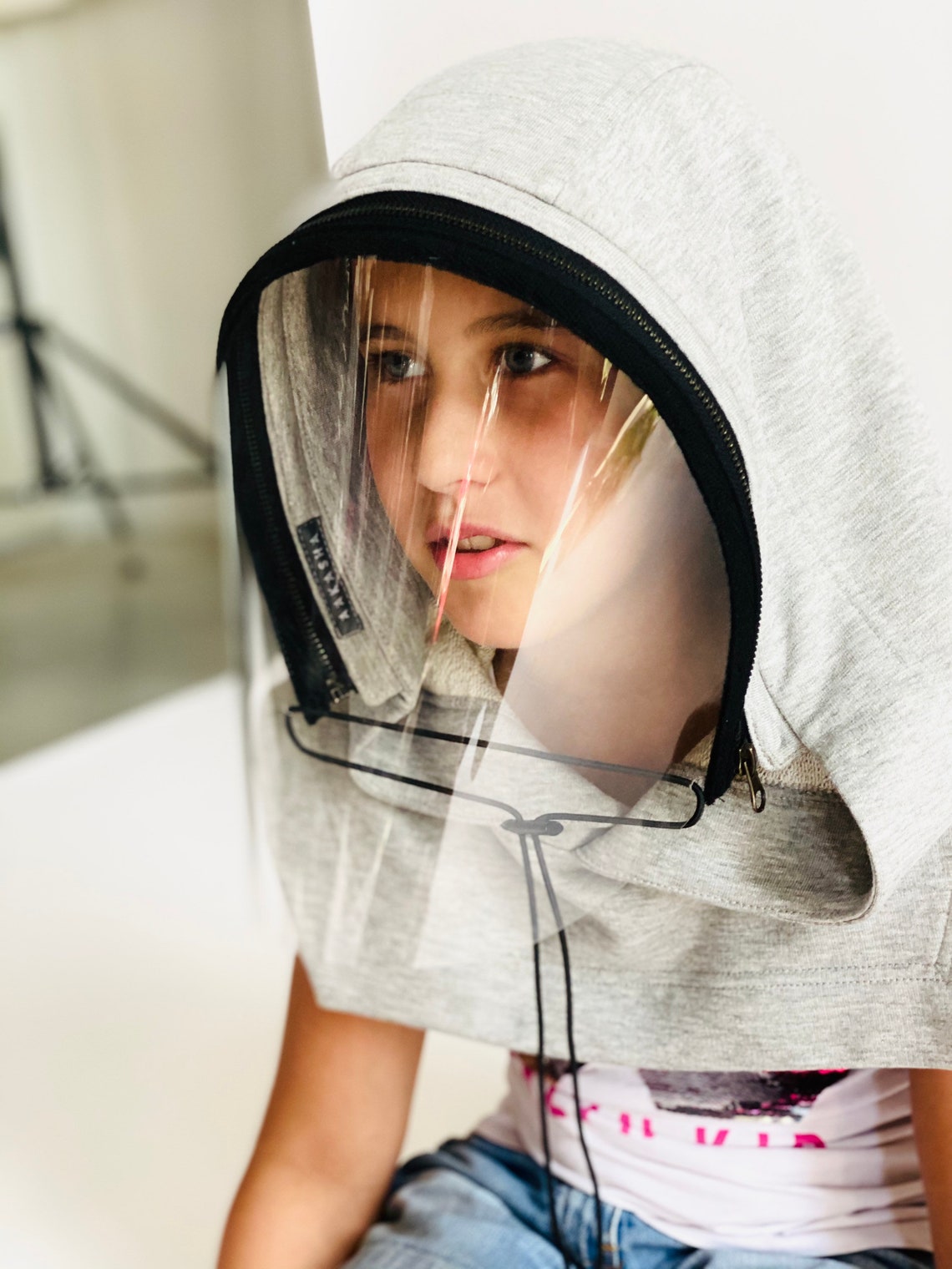 Shield Kids Maskface Shield Reusable Hooded Face Shield | Etsy