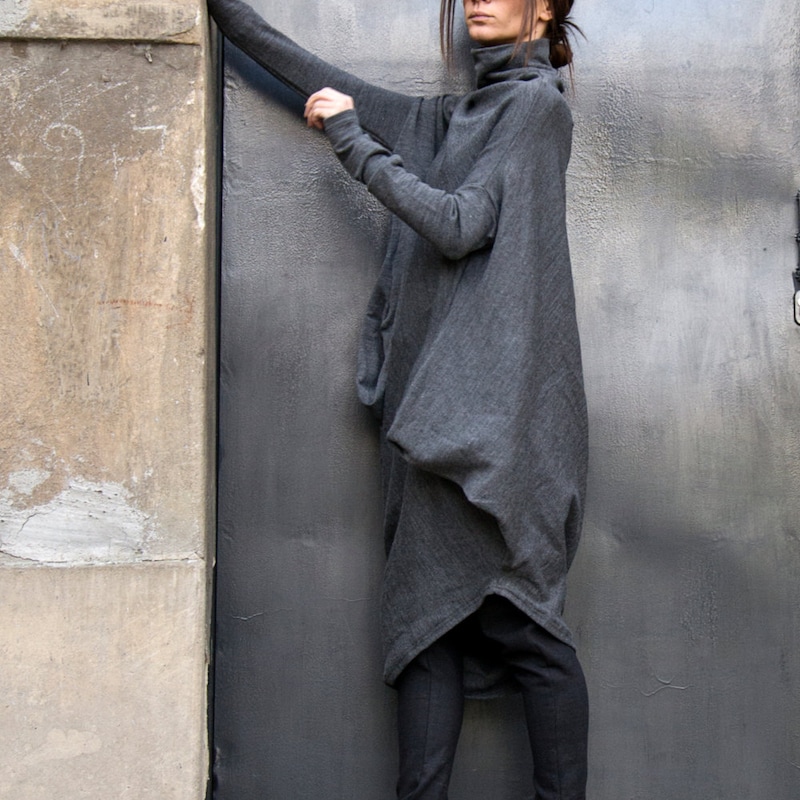 Gray Tunic - Etsy