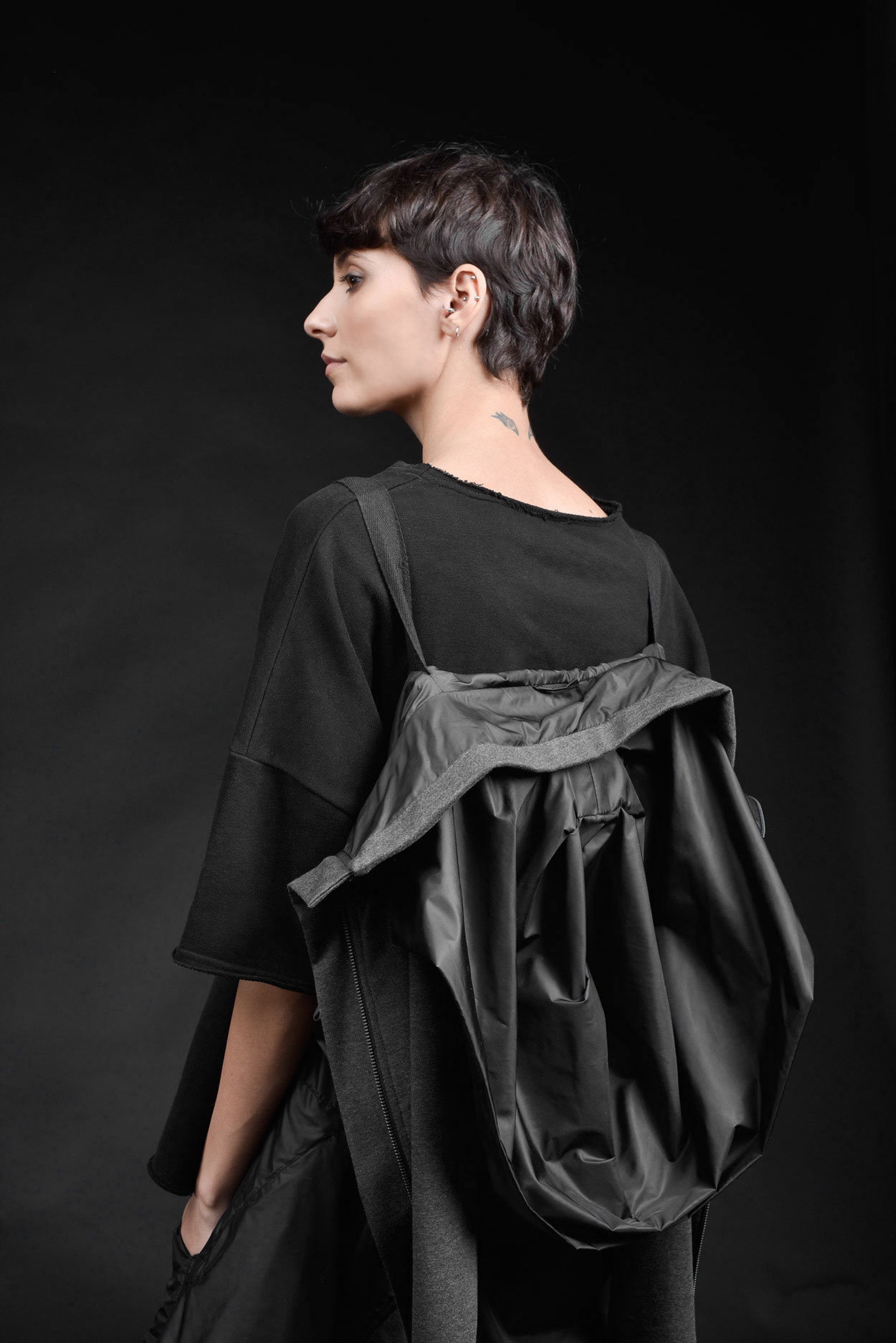 Elegant Hooded Sporty Jacket A90403 - Etsy