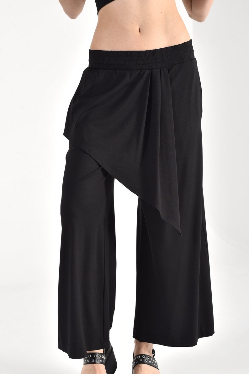 Stylish Wide Leg Asymmetric Pants A90462 - Etsy