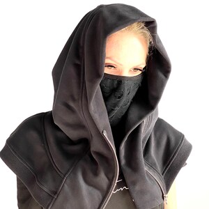 Oversized Cotton Zipper Hood Shield Protective Set ,fog-free Face ...