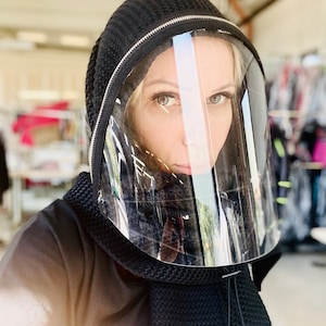 Face Shiled Covering Reusable Face Mask Warm Extra Long Shawl / All ...