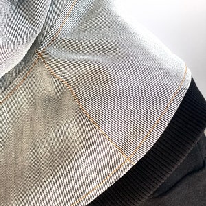 Hooded Denim Face Shield Reusable Shield Mask Face Mask - Etsy