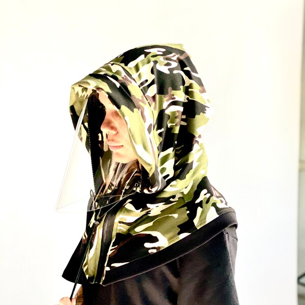Hooded Face Shield - Etsy