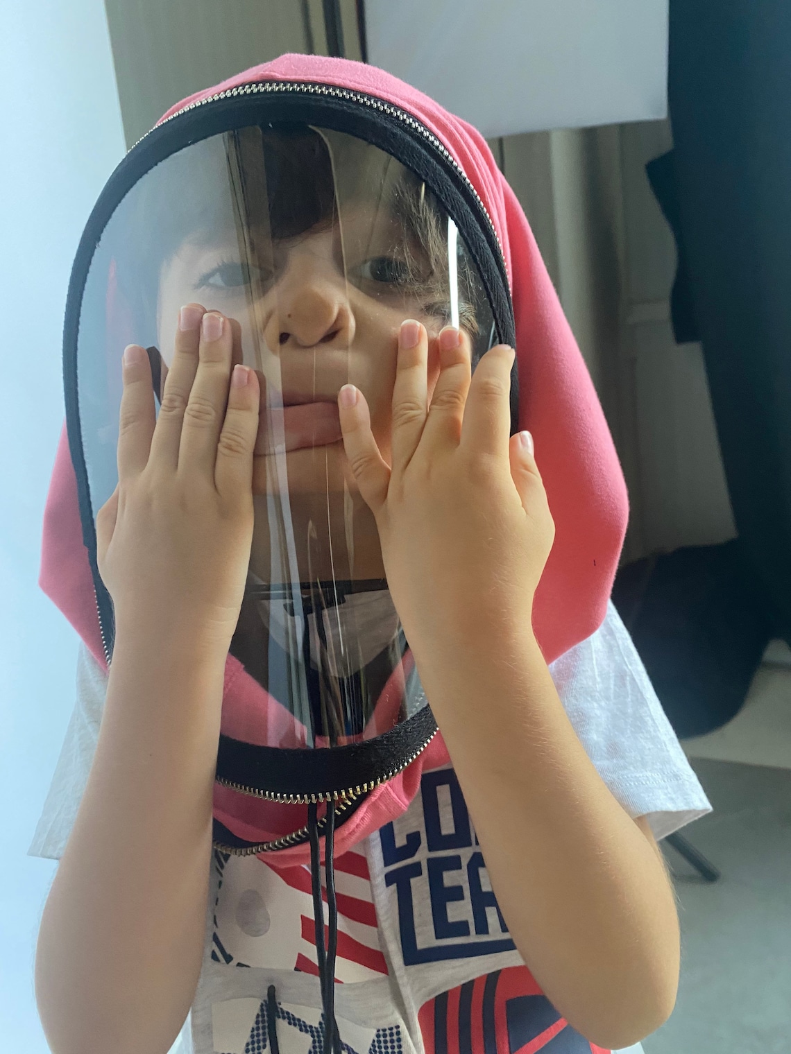 Fully Closed Hooded Kids Shield Hooded Face Shield Anti Fog - Etsy