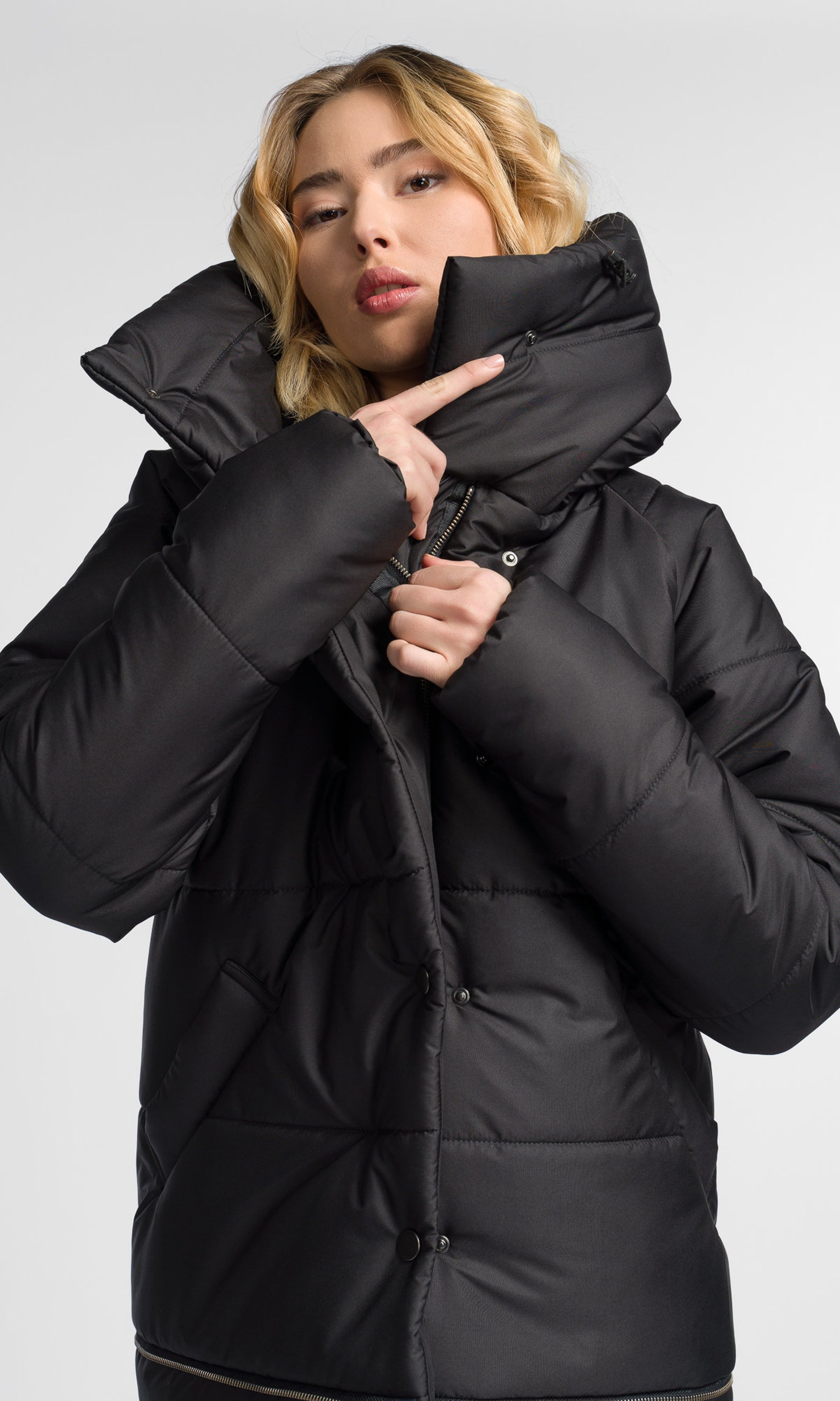 Detachable Straight Quilted Jacket A92086 - Etsy